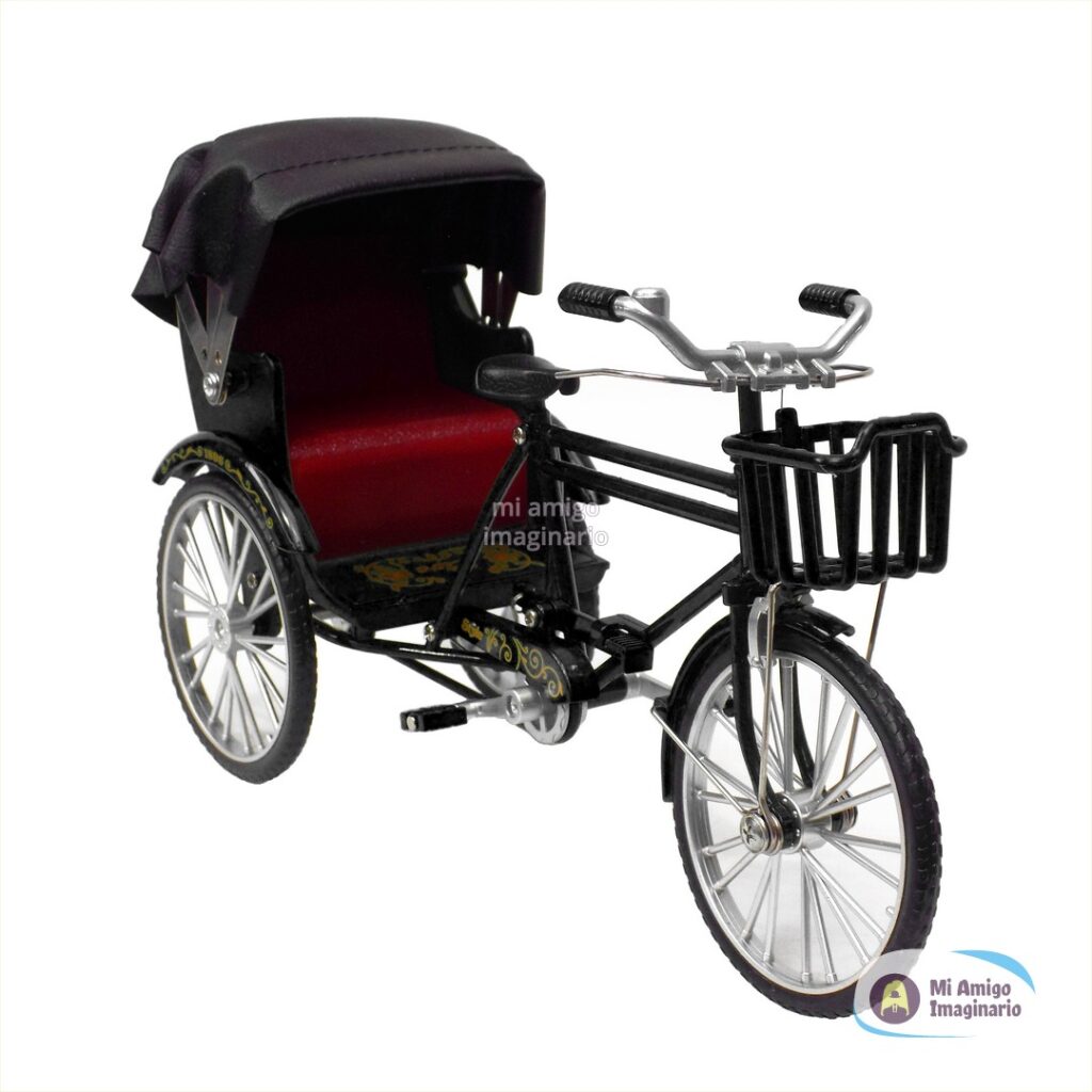 Bicitaxi Escala 1:10 Bicicleta Miniatura Colección Metal - Mi Amigo ...